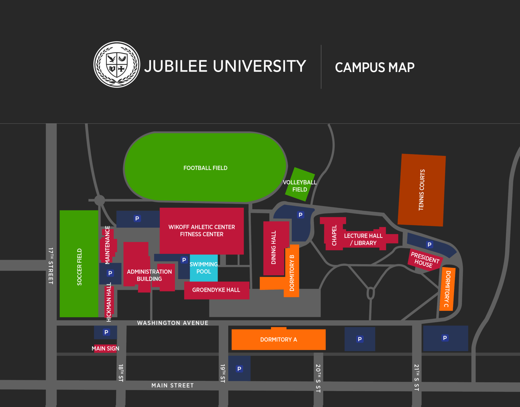 Campus Map - Jubilee University